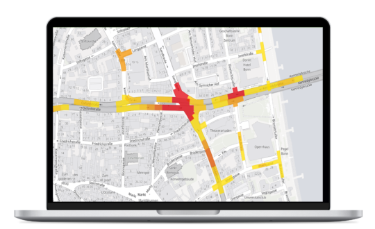 Hazard score – Digital road safety map – Initiative für sichere Straßen